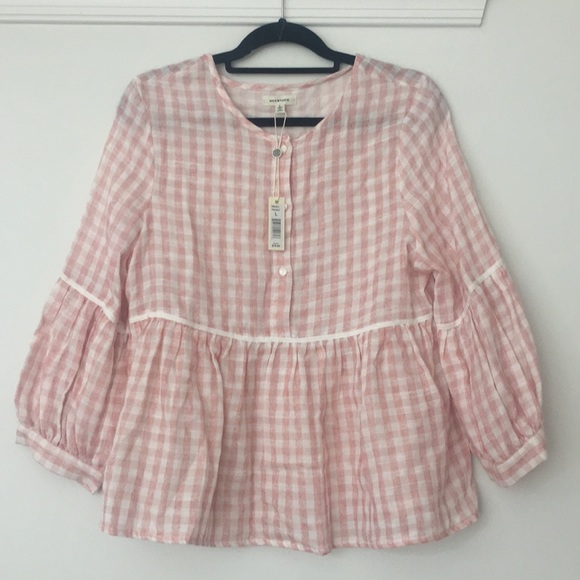 Max Studio | Tops | Cute Light Pink Top Never Worn | Poshmark